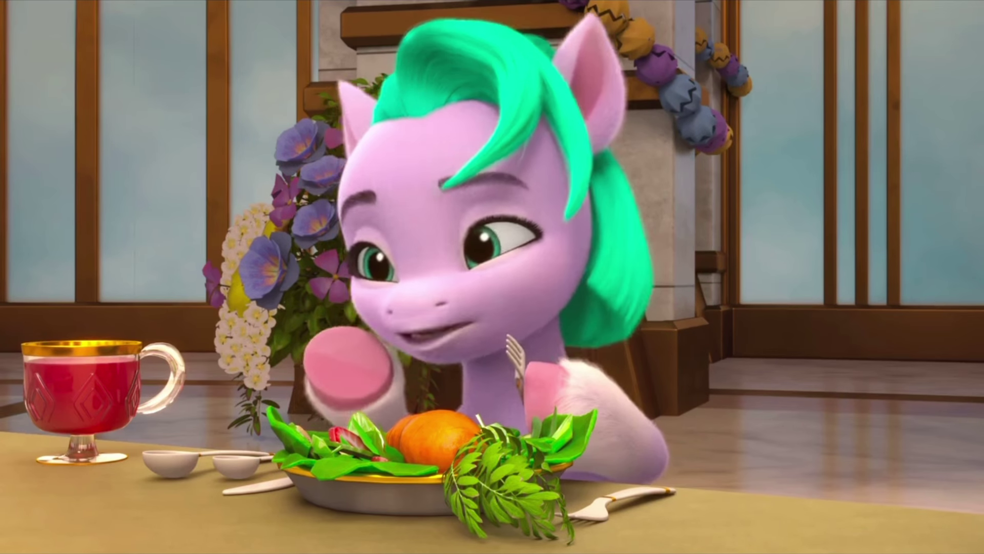 #3205421 - safe, screencap, misty brightdawn, seashell (g5), earth pony ...