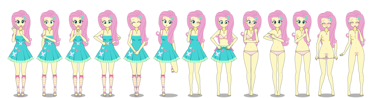 #3205907 - explicit, artist:horsecat, artist:mymans76, fluttershy, human, equestria girls, g4 ...