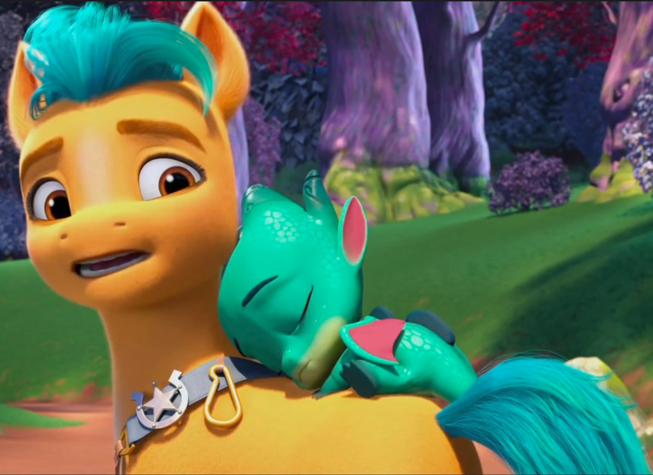 #3207833 - safe, screencap, hitch trailblazer, sparky sparkeroni ...