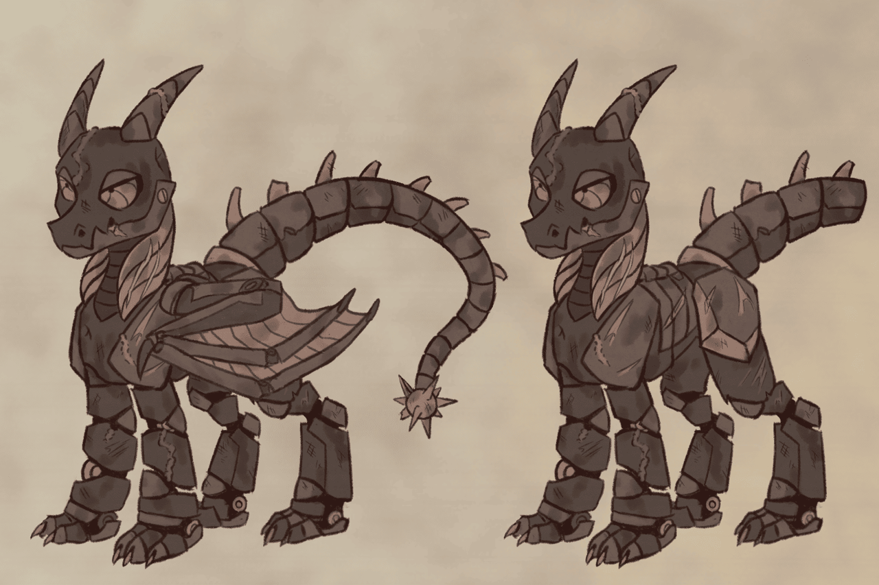 #3208733 - safe, artist:mr.catfish, oc, oc only, cyborg, dracony ...