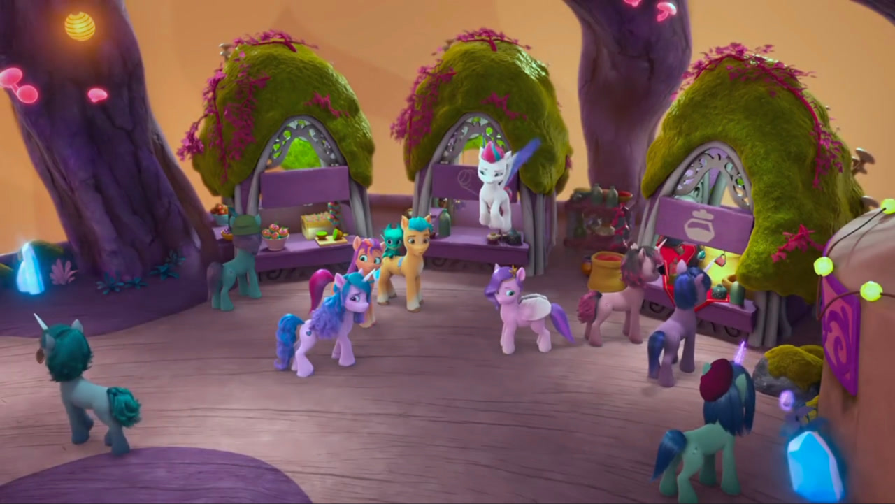 #3209739 - safe, screencap, hitch trailblazer, izzy moonbow, pipp ...