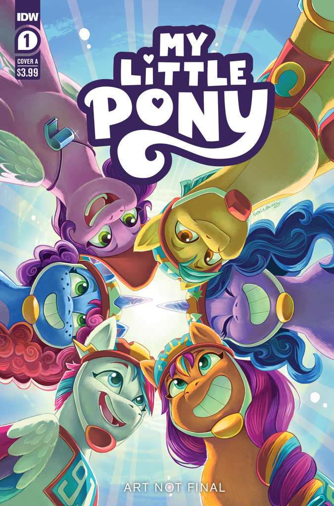 #3195181 - safe, artist:natalie haines, idw, official comic, hitch ...