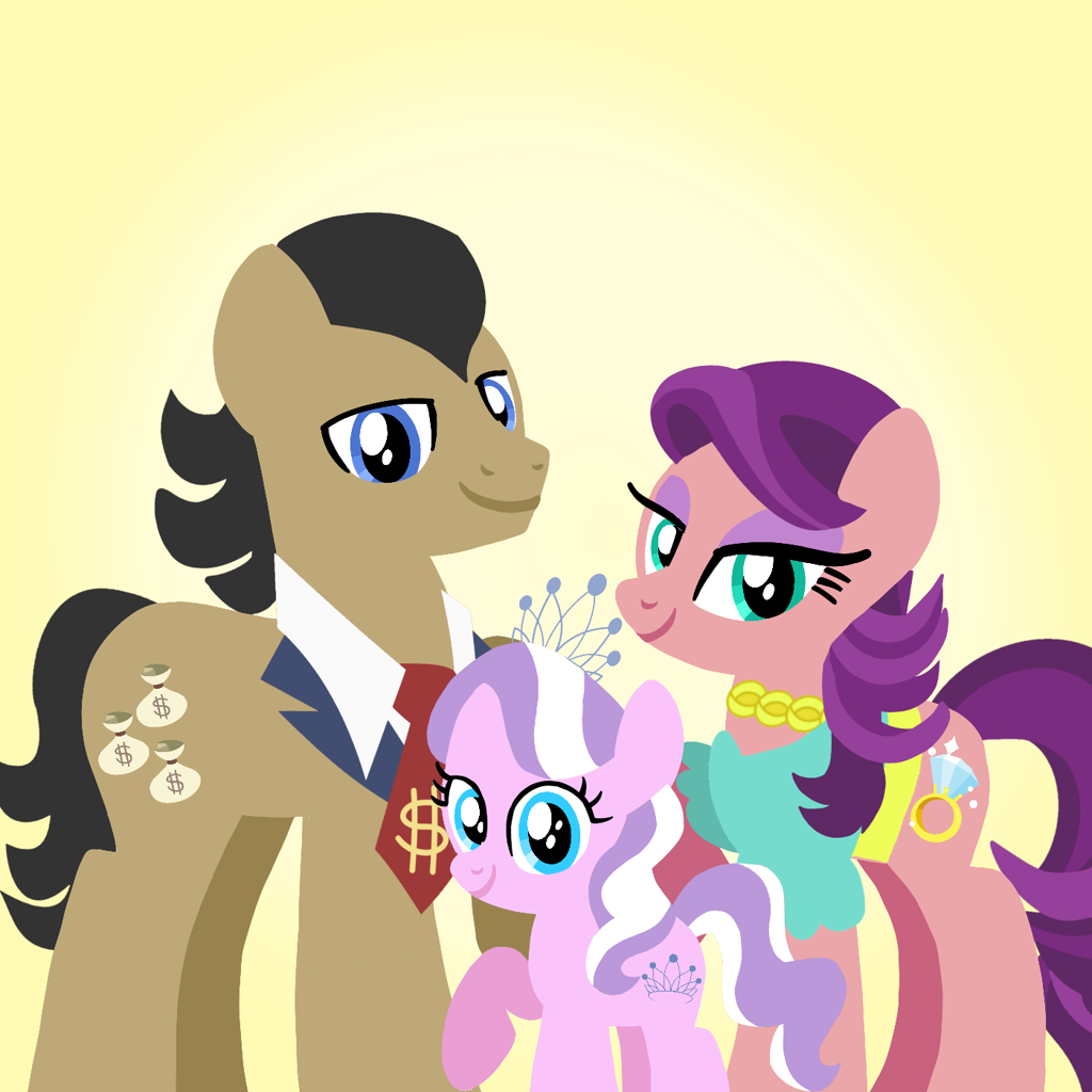 #3195755 - safe, artist:mlplary6, diamond tiara, filthy rich, spoiled ...