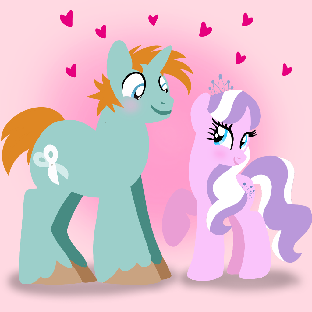 #3196023 - safe, artist:mlplary6, diamond tiara, snips, earth pony ...