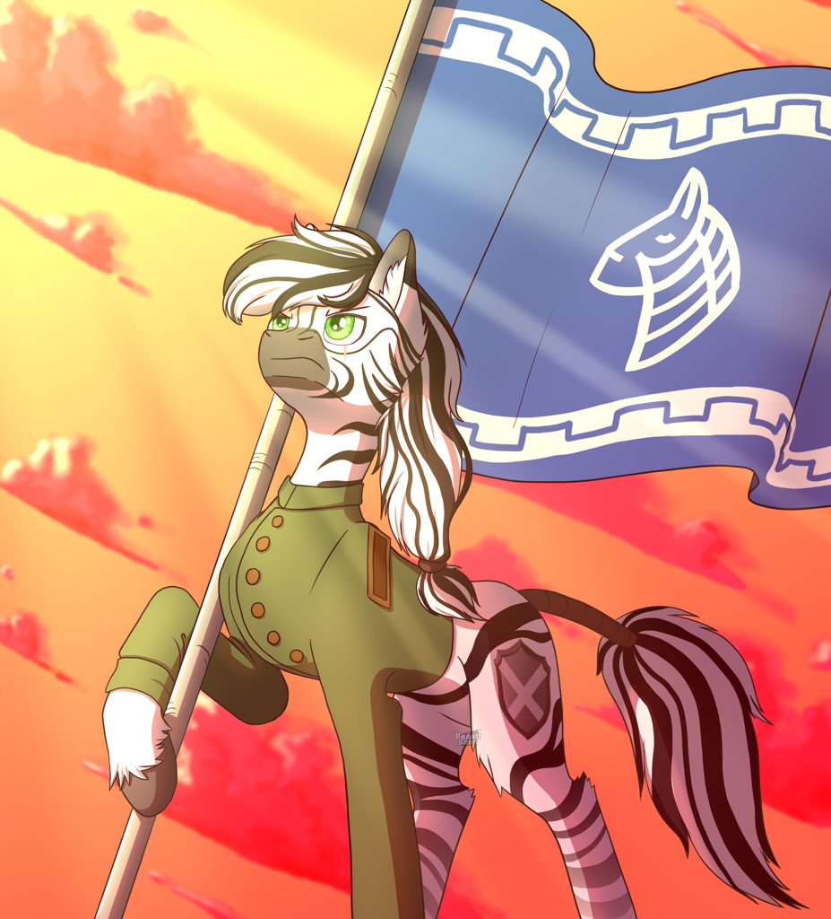 #3196190 - artist needed, safe, oc, oc:palatinatus clypeus, zebra ...