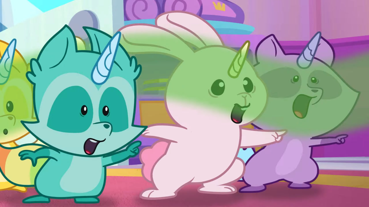 #3196293 - safe, screencap, bunnycorn, rabbit, raccoon, raccoonicorn ...