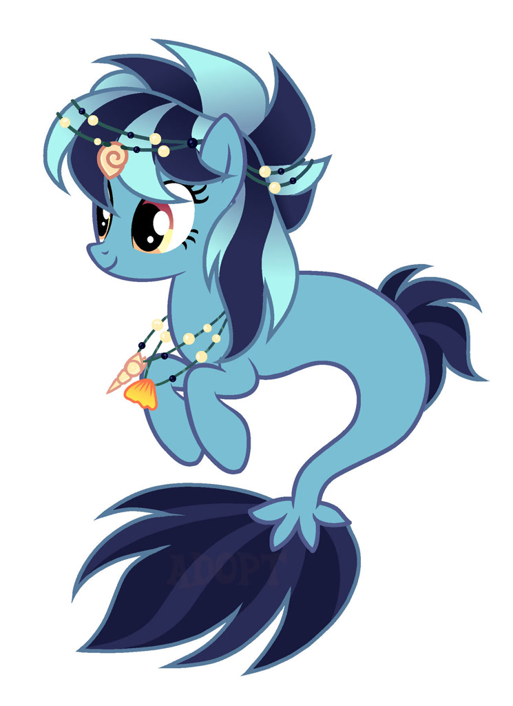 #3197450 - safe, artist:vi45, oc, oc only, merpony, female, simple background, solo, white ...