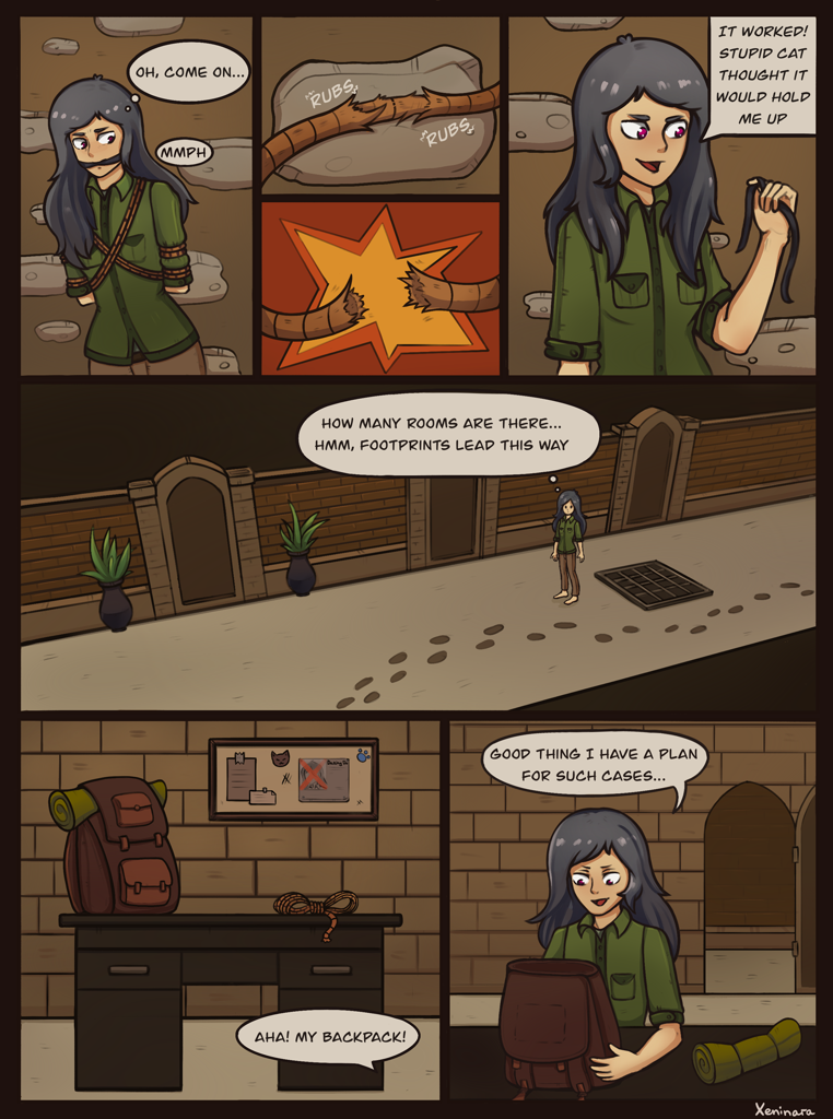 #3197546 - safe, artist:xeninara, daring do, human, g4, barefoot, bondage, bound, comic, damsel ...