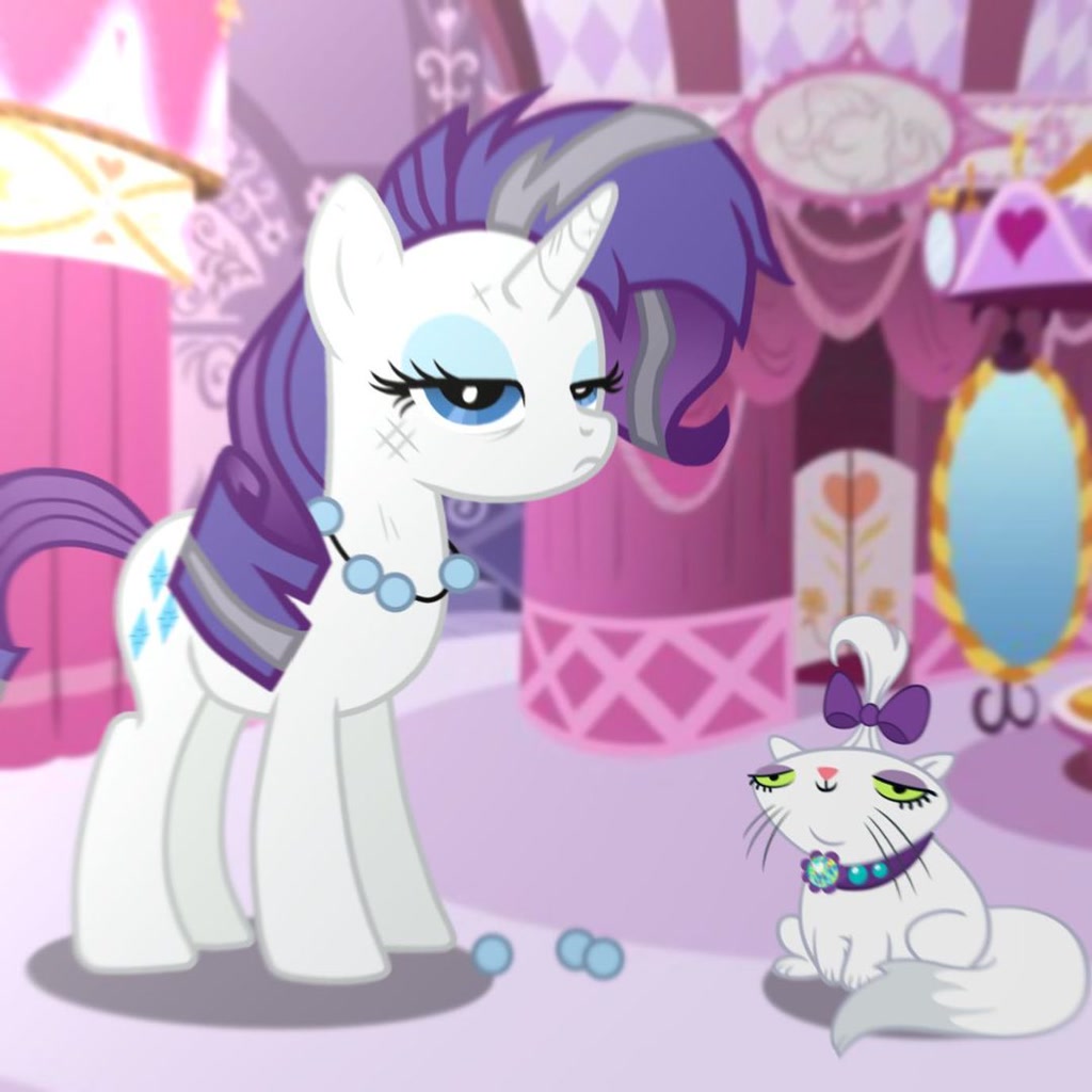 #3272643 - safe, opalescence, rarity, cat, pony, unicorn, g4, female ...