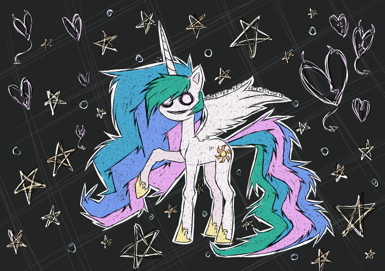 #3272761 - semi-grimdark, artist:sweetpea-and-friends, princess ...