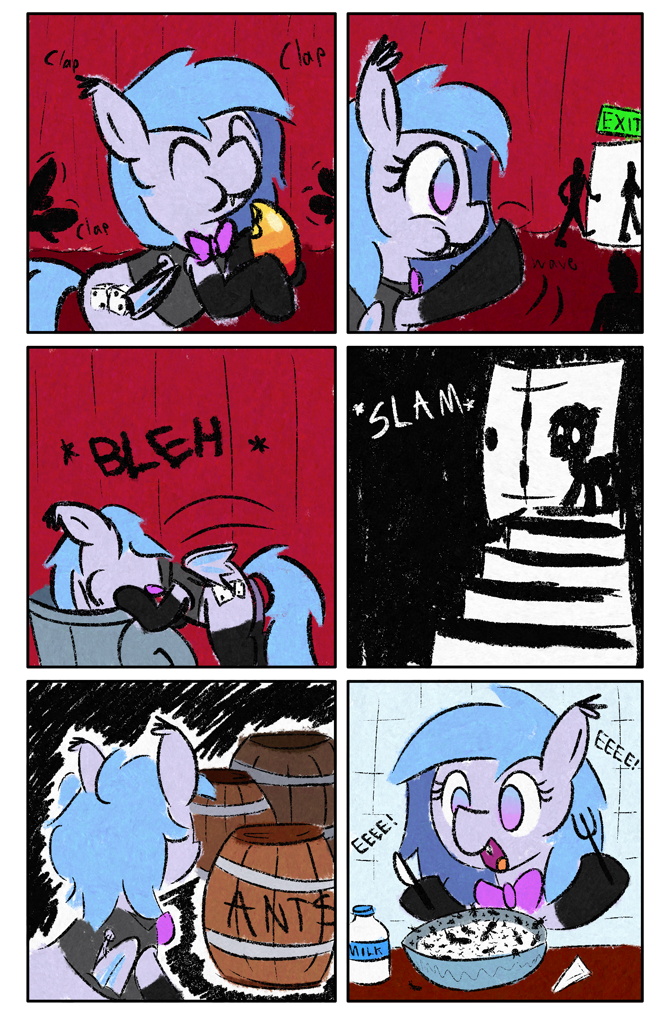 #3272895 - safe, artist:purppone, oc, oc:lucky roll, bat pony, pony ...