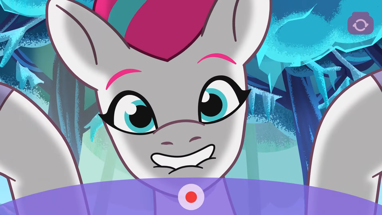 #3278433 - safe, screencap, zipp storm, pegasus, pony, g5, icy prints ...