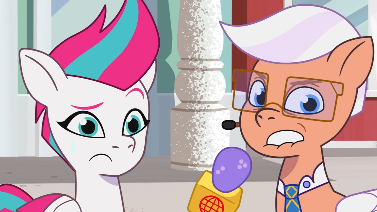 #3281095 - safe, screencap, skye silver, zipp storm, pegasus, pony, g5, icy prints, my little ...