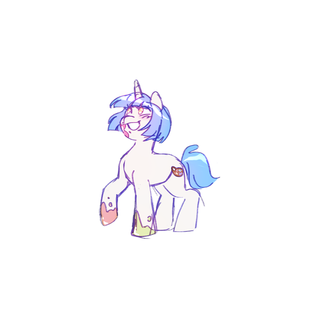 #3283464 - safe, artist:starsbursts, derpibooru exclusive, oc, oc only, oc:bright color, pony ...