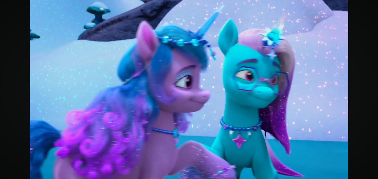 #3283594 - safe, screencap, comet (g5), izzy moonbow, auroricorn, pony, unicorn, g5, my little ...