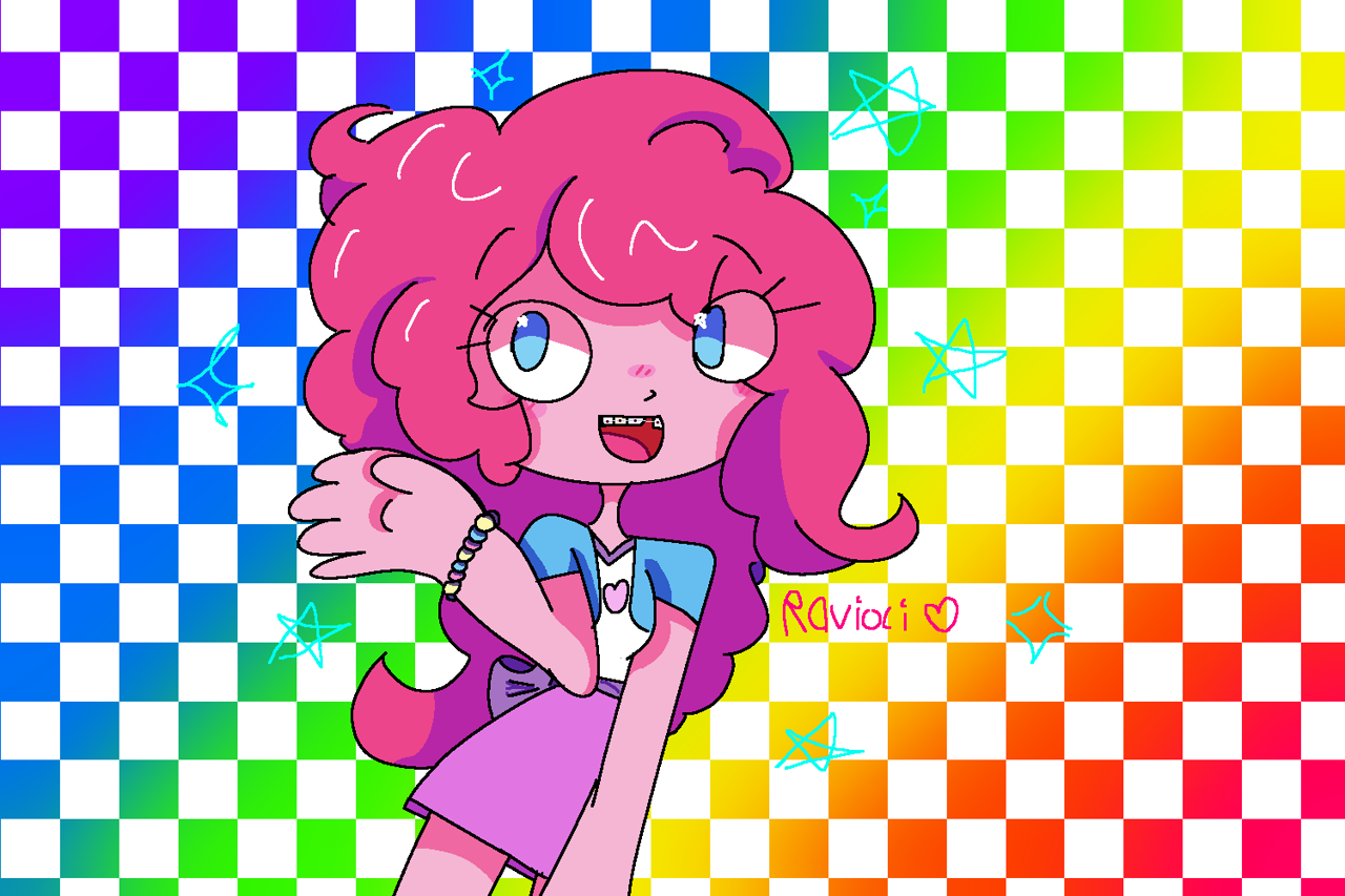 #3283604 - safe, artist:raviolisansgfandwife, pinkie pie, human ...