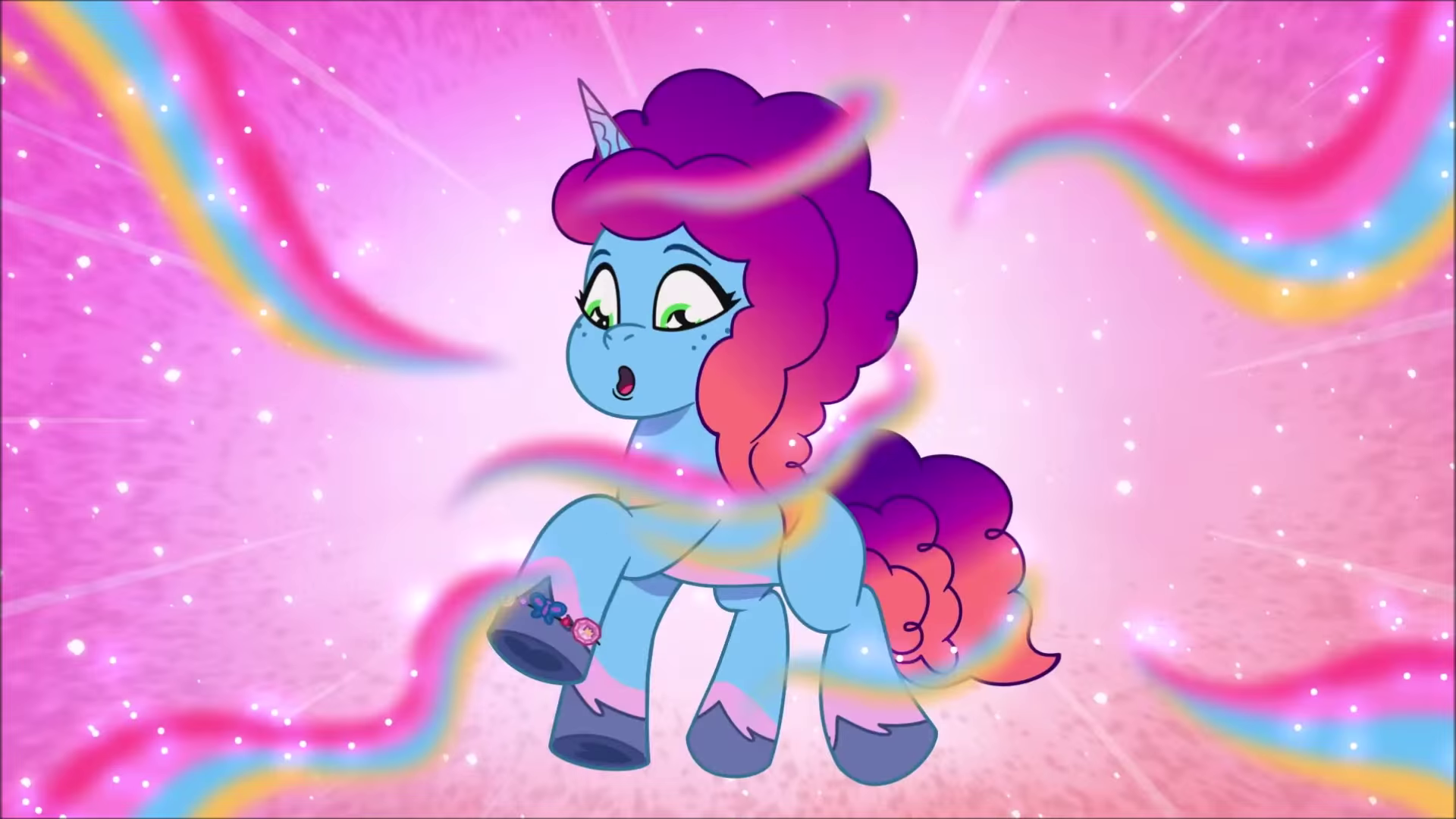 #3283812 - safe, screencap, hitch trailblazer, izzy moonbow, misty ...