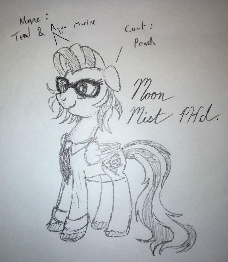 #3273398 - safe, artist:dhm, oc, oc:moon mist, pony, high res ...