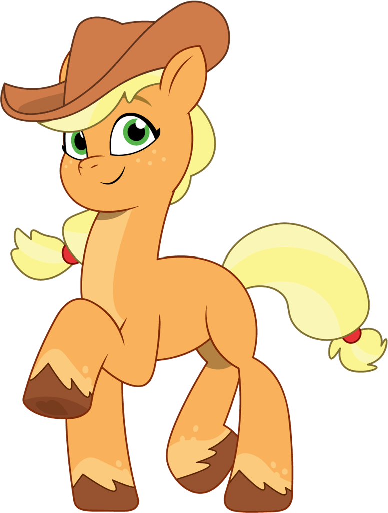 #3284821 - safe, artist:prixy05, applejack, earth pony, pony, g4, g5 ...