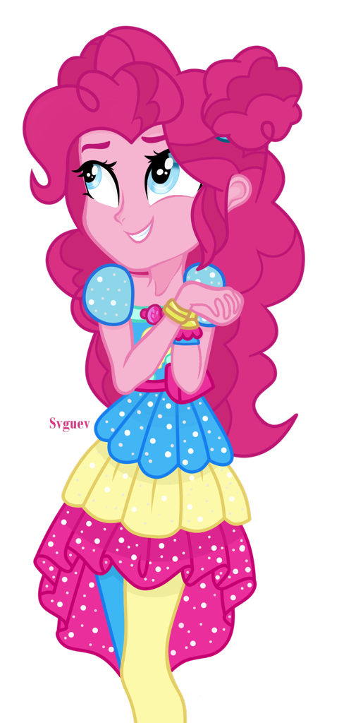 #3284948 - safe, artist:svguev, pinkie pie, human, equestria girls ...