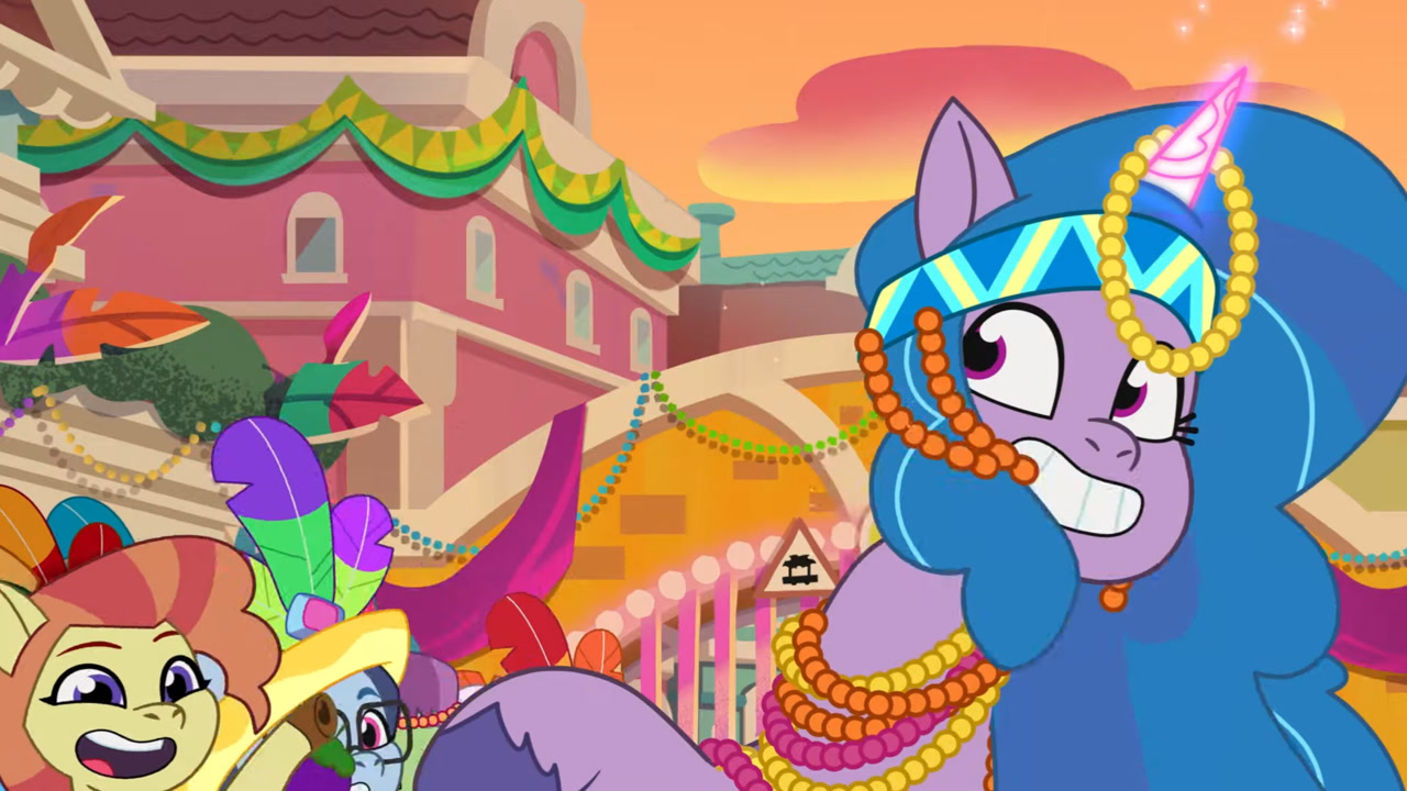 #3286396 - safe, screencap, autumn skies, izzy moonbow, paisley ...