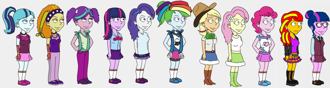 #3286548 - safe, adagio dazzle, applejack, aria blaze, fluttershy ...