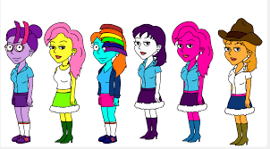 #3286648 - safe, applejack, fluttershy, pinkie pie, rainbow dash ...