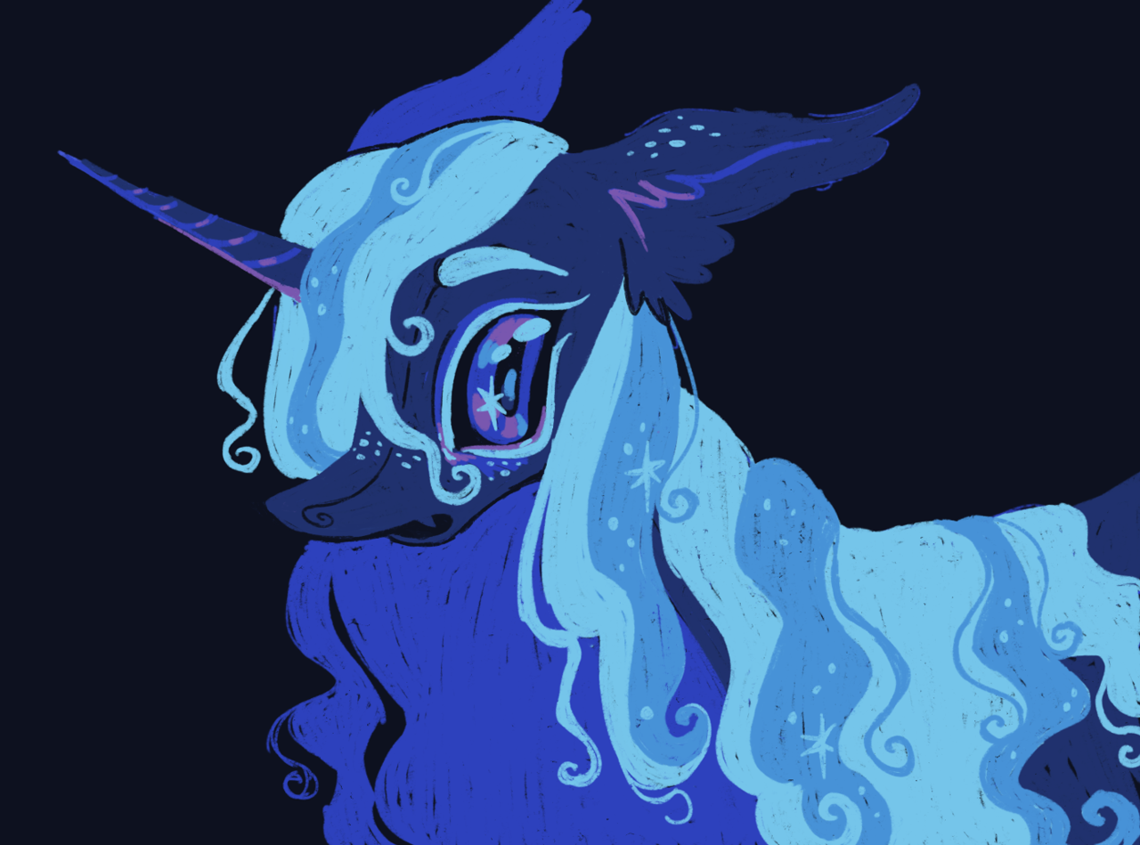 #3287265 - safe, artist:peaceandlove26, princess luna, alicorn, pony ...