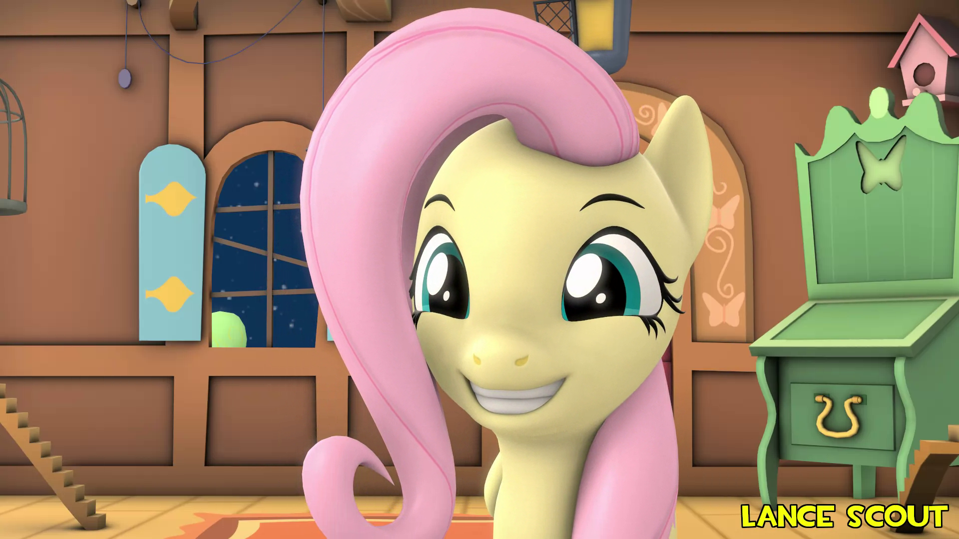 #3288816 - safe, artist:lancescout, fluttershy, pegasus, pony, g4 ...