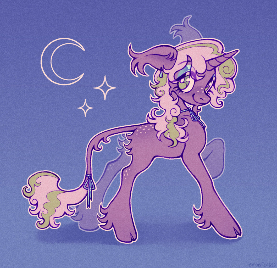 #3276509 - safe, artist:emobricosss, oc, oc only, oc:moonflower ...