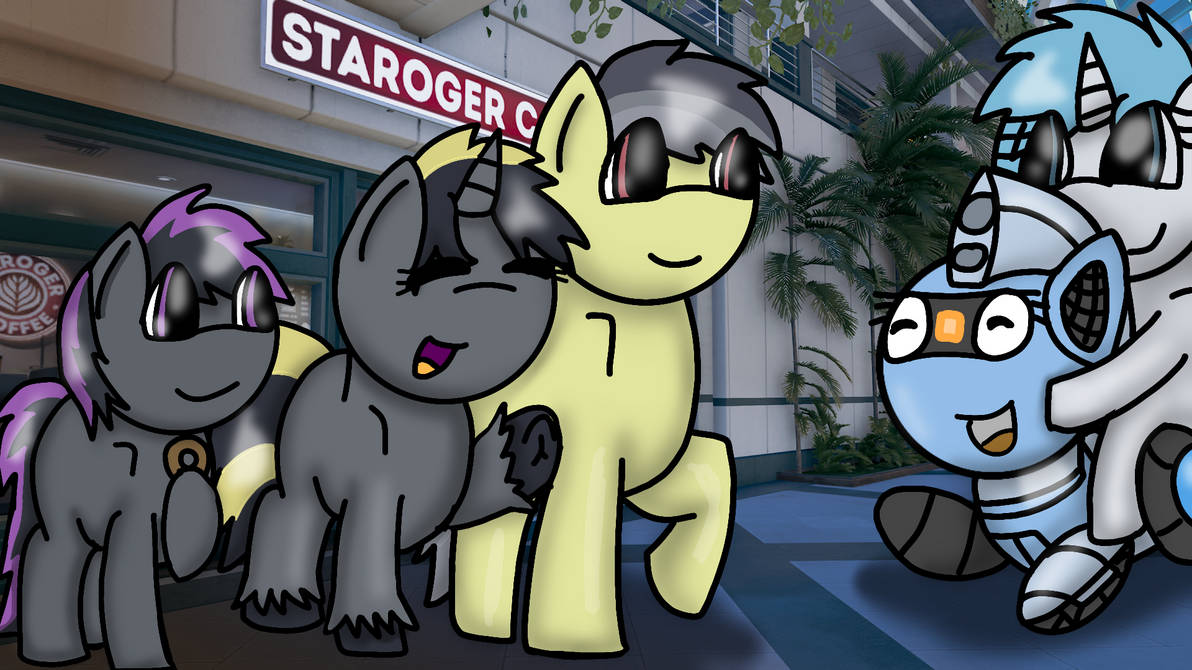 #3276571 - safe, artist:foxfer64_yt, oc, oc only, oc:jennifer silverado, oc:kaia mahoe, oc:nara ...