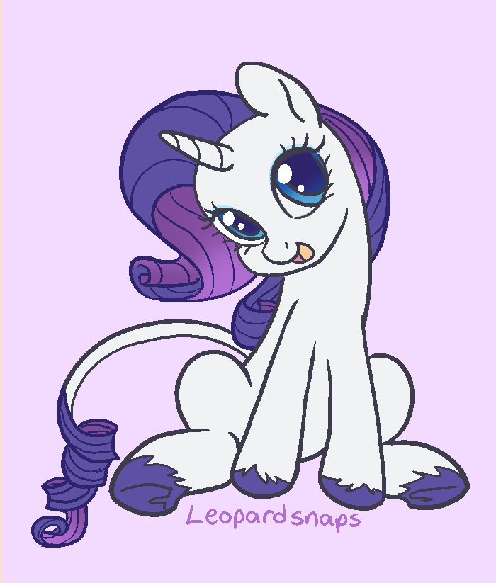#3460451 - safe, artist:leopardsnaps, rarity, pony, unicorn, cute ...
