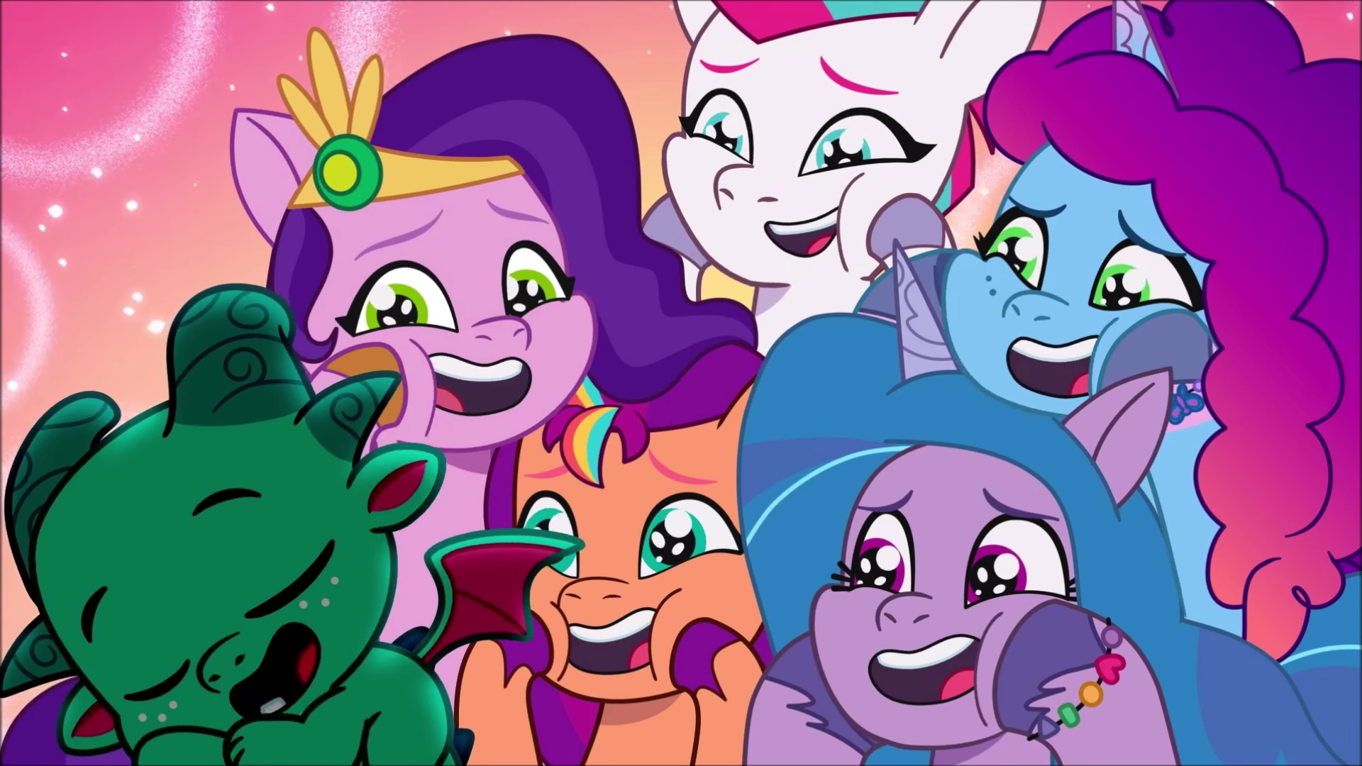 #3460495 - safe, screencap, hitch trailblazer, izzy moonbow, misty ...