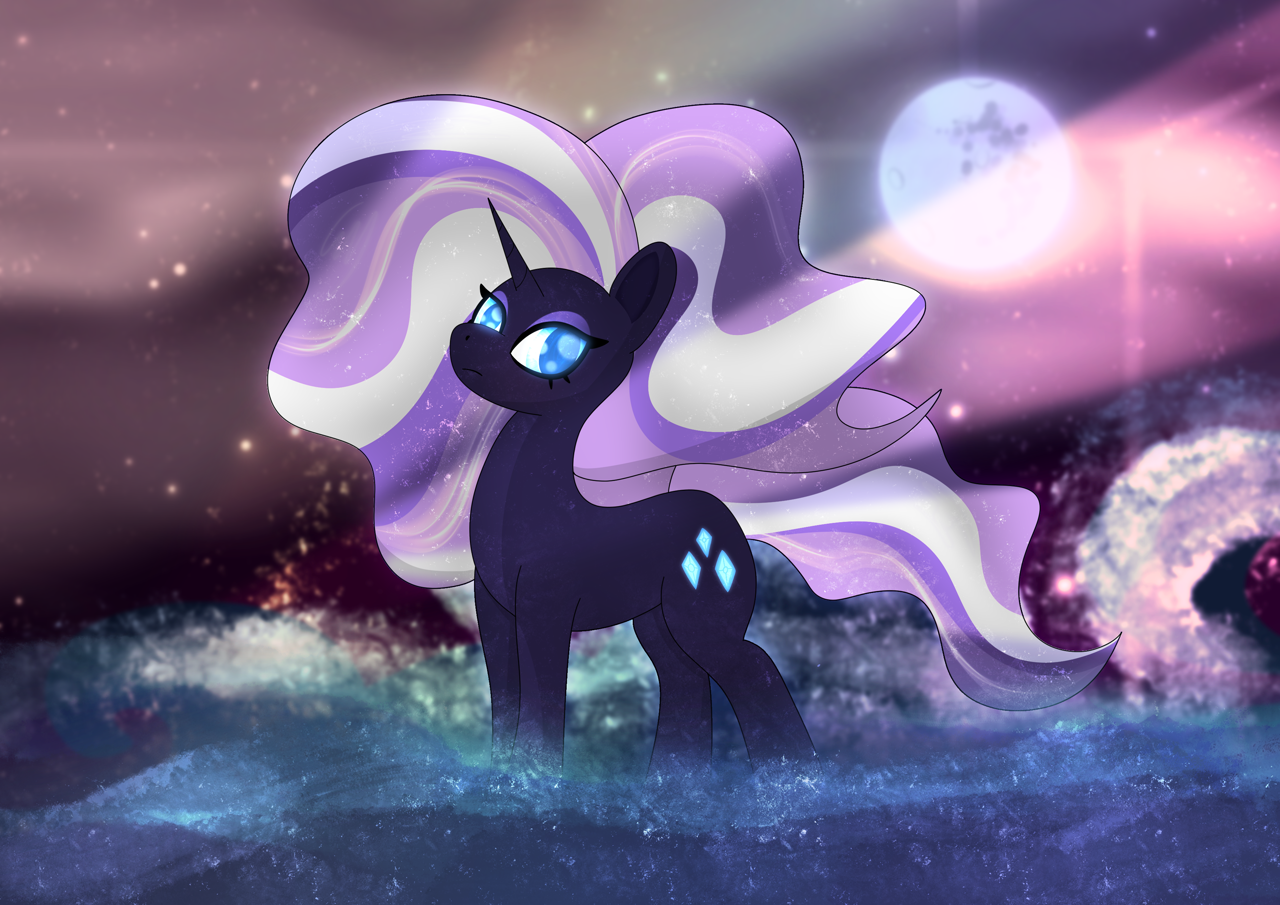 #3462033 - safe, artist:knife smile, nightmare rarity, pony, unicorn ...