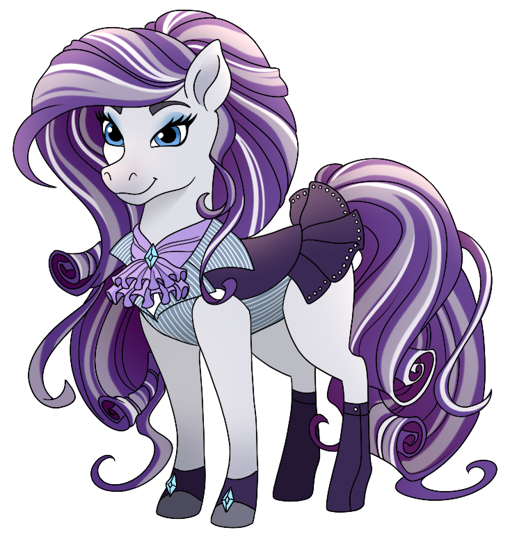 #3462604 - safe, artist:byefella, rarity, horse, g4, curly mane, curly ...