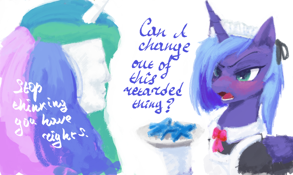 #3463077 - safe, artist:some_ponu, princess celestia, princess luna ...