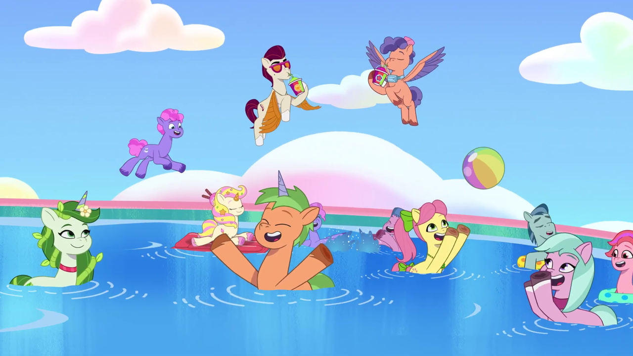 #3466088 - safe, screencap, berries (g5), cherry prancer, dahlia ...