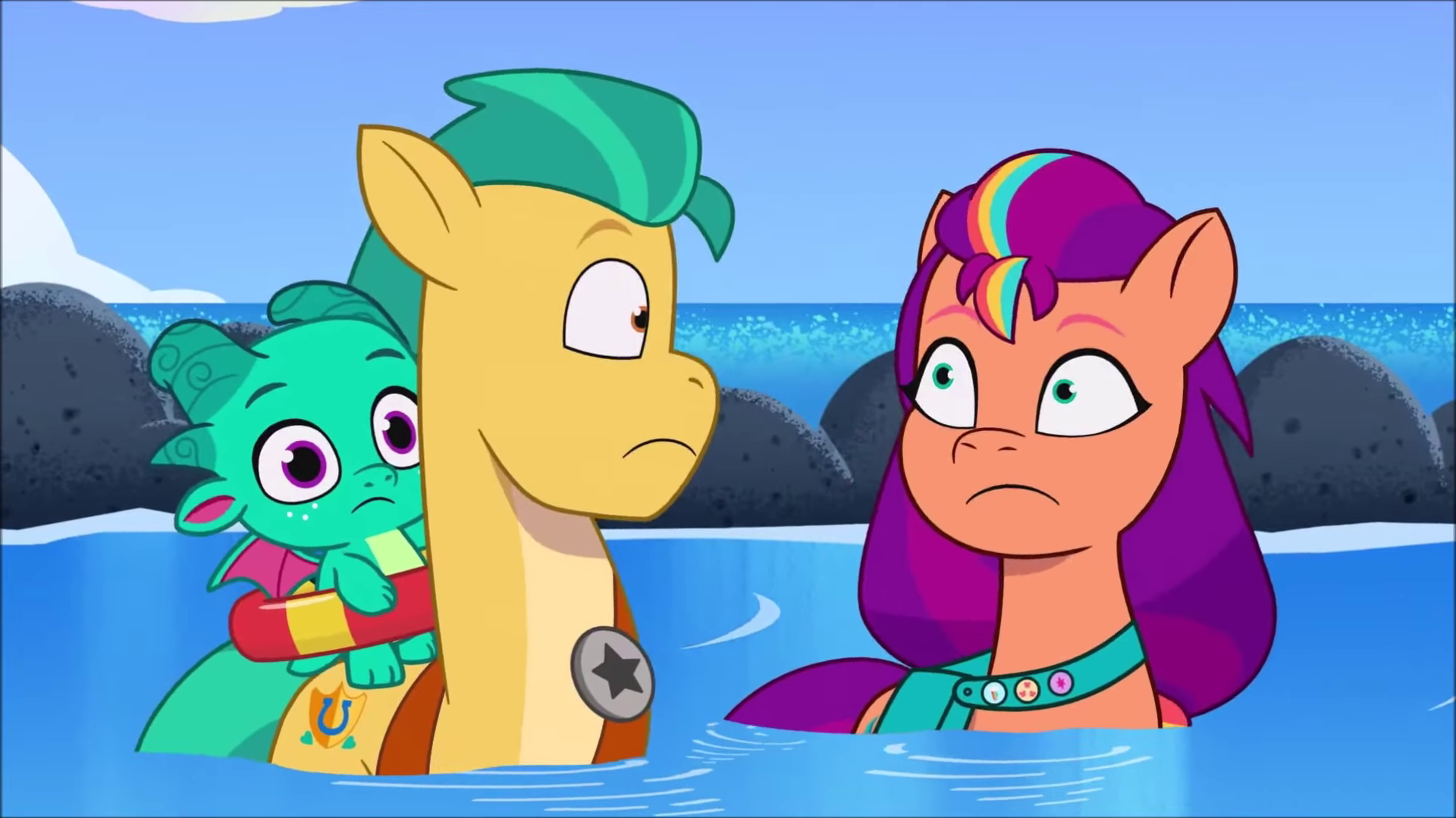 #3466704 - safe, screencap, cherry prancer, dapple, dreamy (g5), fantastic shimmer, flowa queen ...