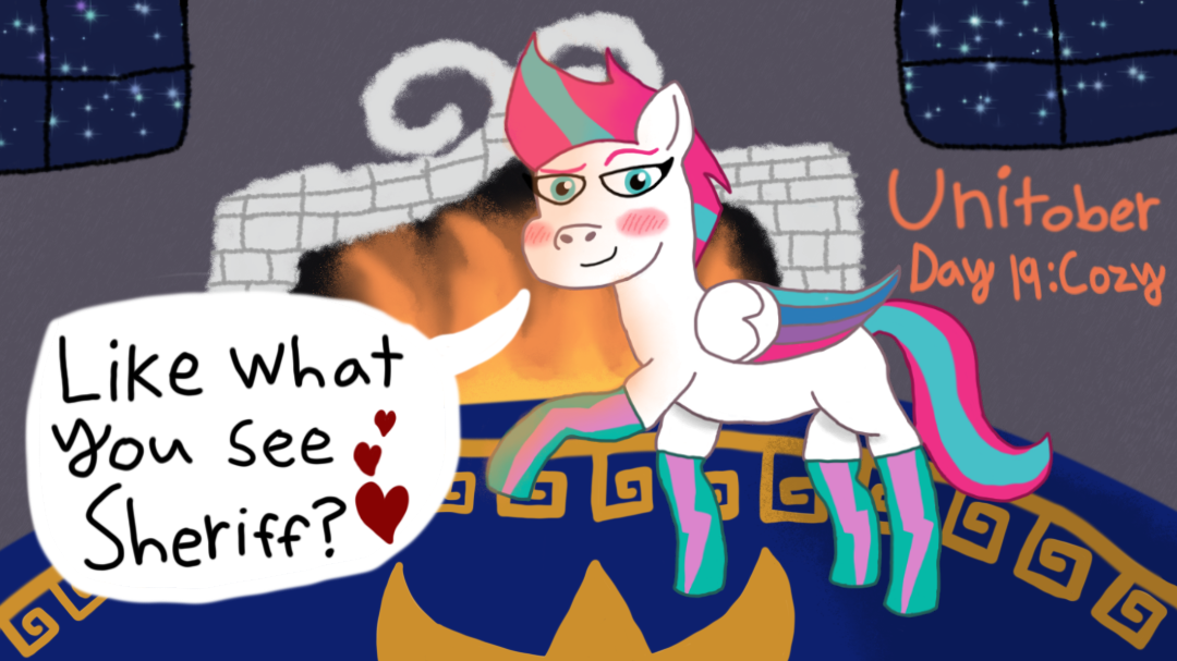 #3468048 - safe, artist:shucku, zipp storm, pegasus, pony, g5, blushing ...