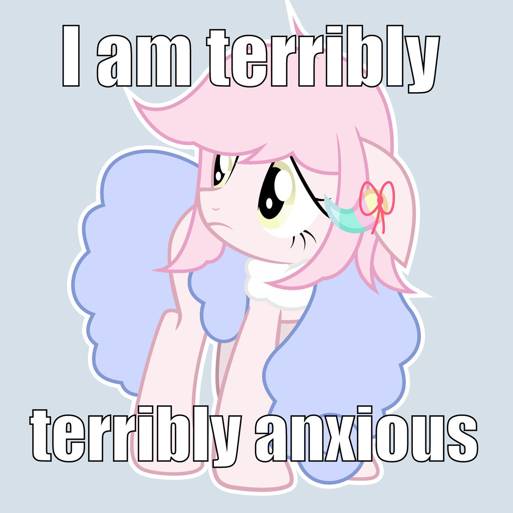 #3470739 - safe, artist:audreen, oc, oc only, oc:softie, pony, frown ...