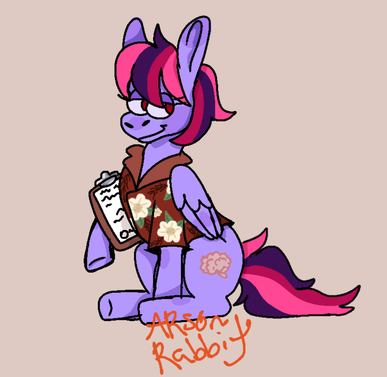 #3472387 - safe, artist:arsonrabbit, oc, oc only, oc:featherbrain ...