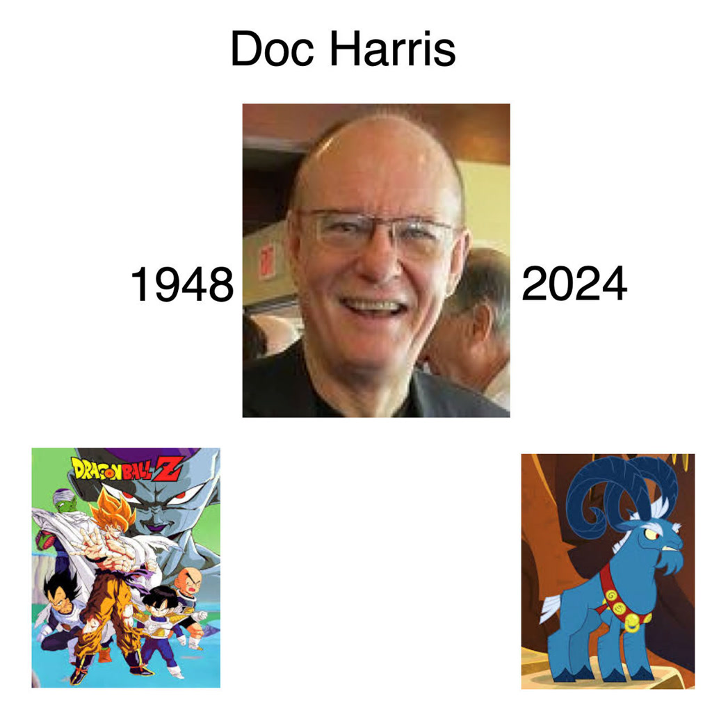 #3473188 - safe, artist:disneydude15, grogar, human, g4, 2024, doc harris, in memoriam, irl, irl ...