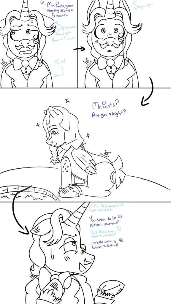 #3473252 - safe, artist:fancytreats, fancypants, surprise, oc, oc ...