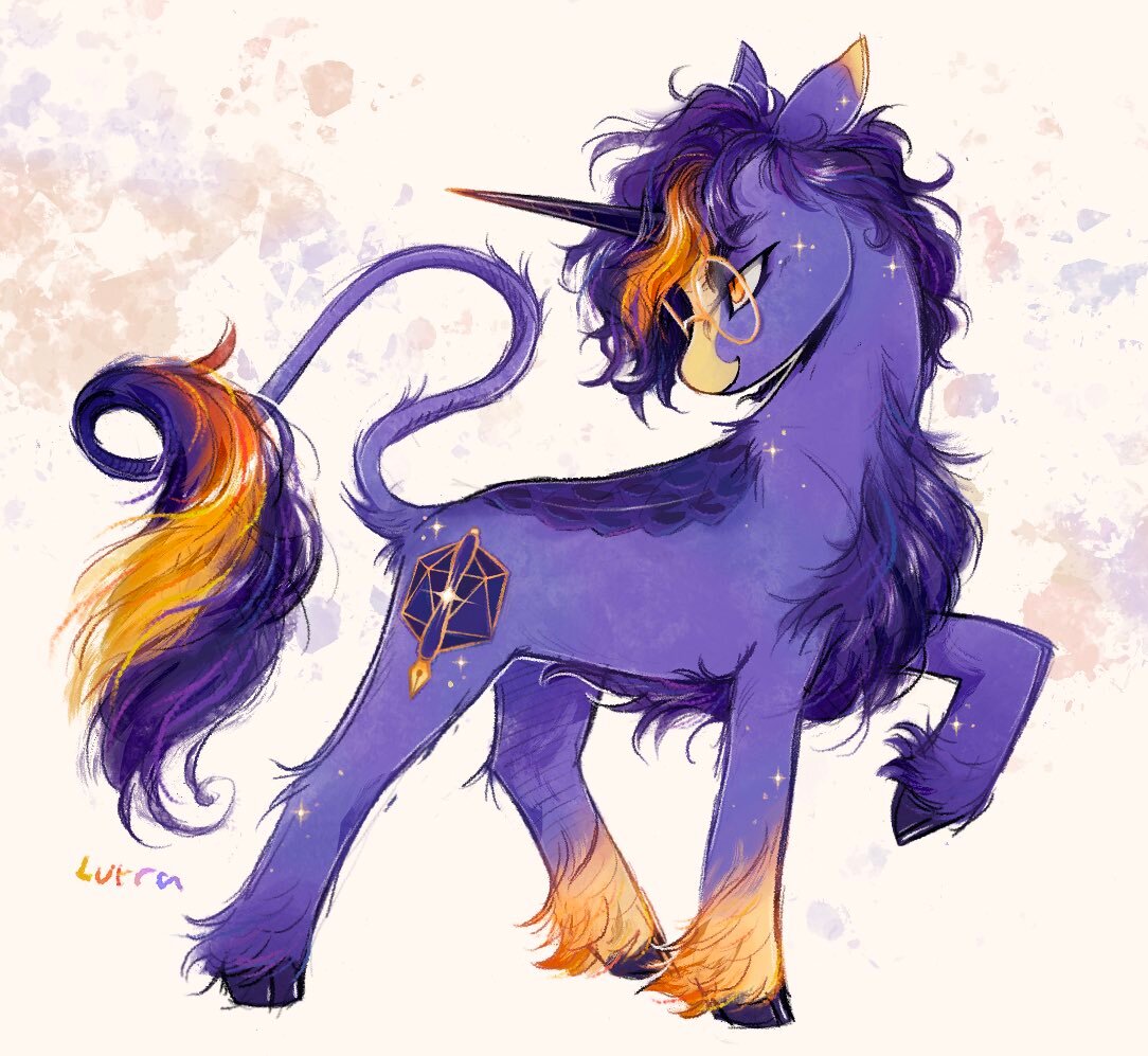 #3474077 - oc name needed, safe, artist:lutraviolet, oc, oc only, classical unicorn, hybrid ...