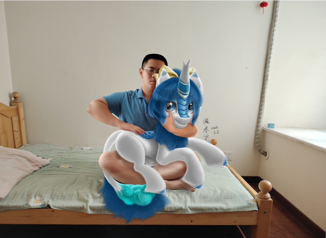 #3475128 - safe, artist:henry forewen, oc, oc only, human, kirin, pony ...