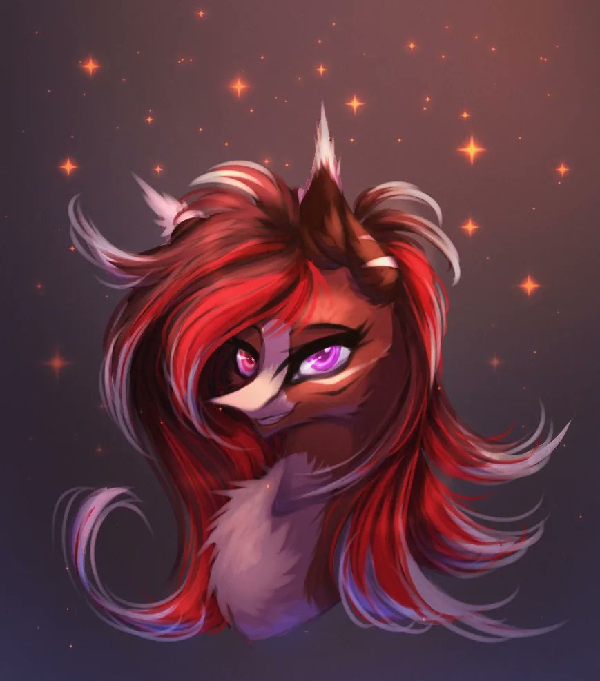 #3475483 - safe, artist:reminati_27, oc, oc only, pony, bust, chest ...