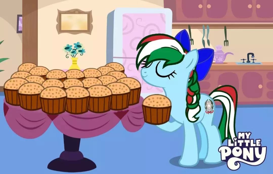 #3455392 - safe, artist:pedro720k_izzy_oficial, oc, pony, baking, italy, nation ponies, ponified ...