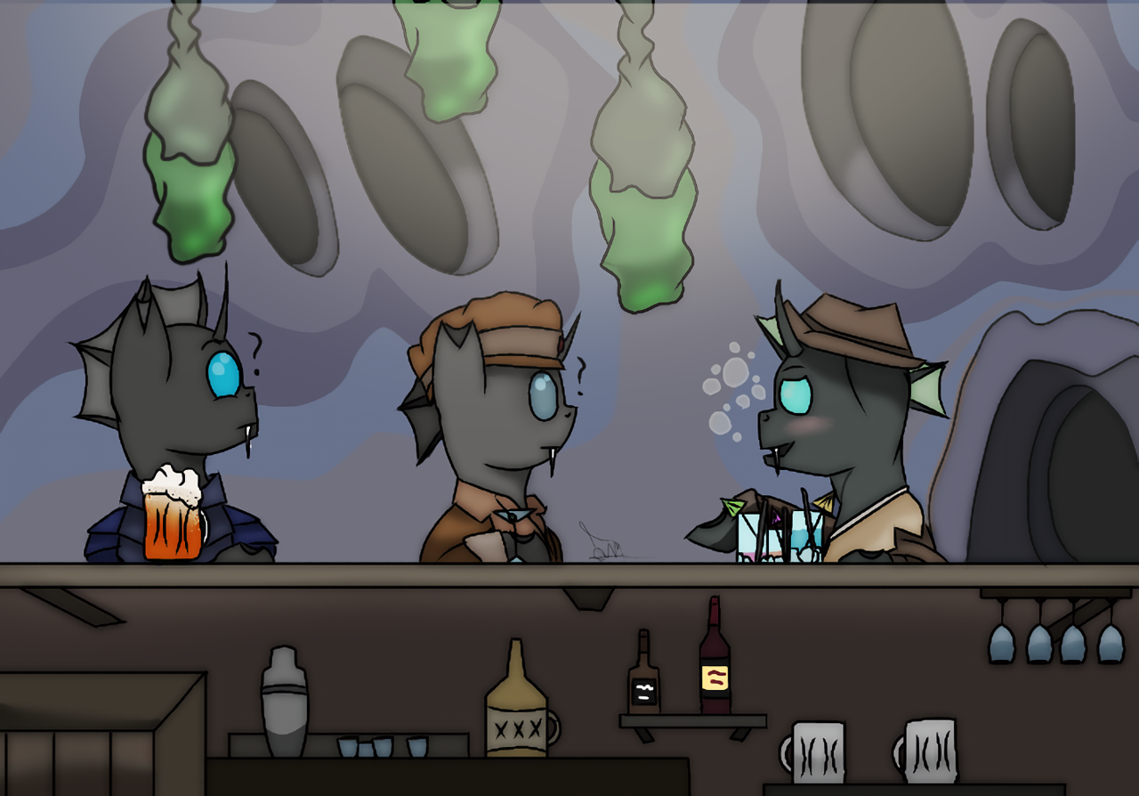 #3476306 - safe, artist:thomas.senko, oc, oc:captain black lotus, oc ...