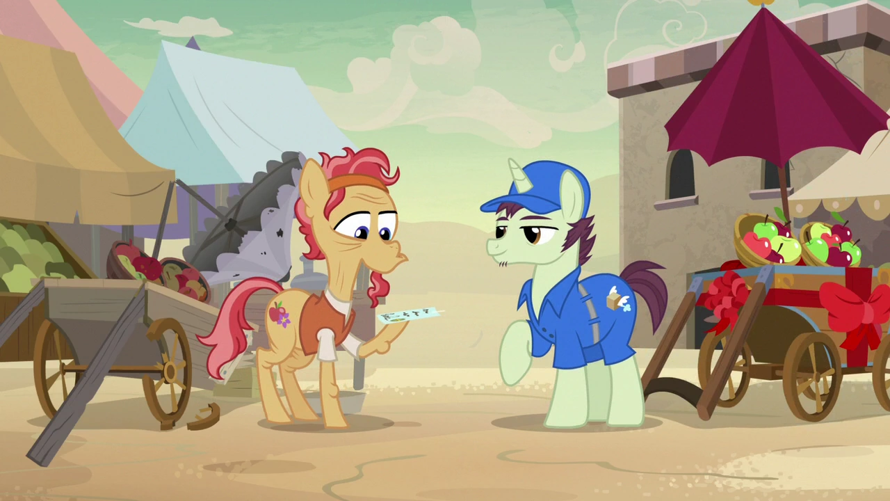 #3455903 - safe, screencap, cactus fruit, package deal, earth pony ...