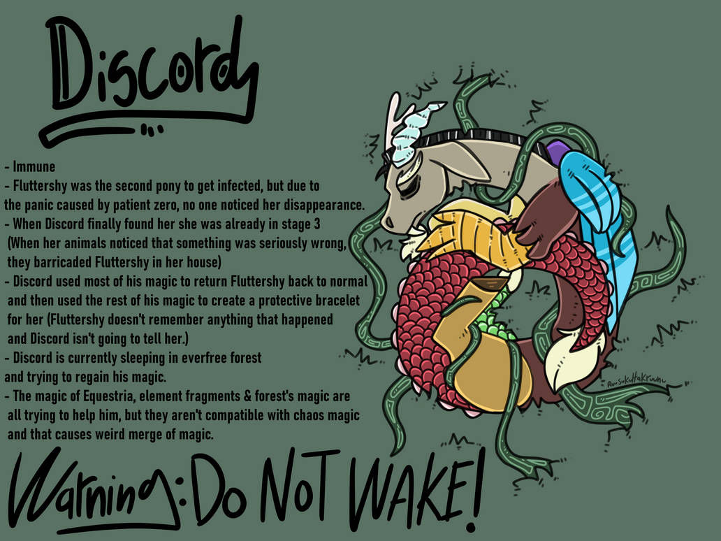 #3455959 - safe, artist:ruusukultakruunu, discord, draconequus, g4 ...